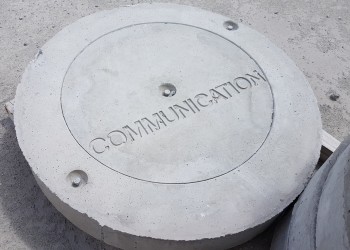 Non Traffic With Concrete Round Access Marked Electrical Or ...