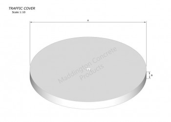 TRAFFIC 1 Piece (Class D, 8 Tonne) | Maddington Concrete Products
